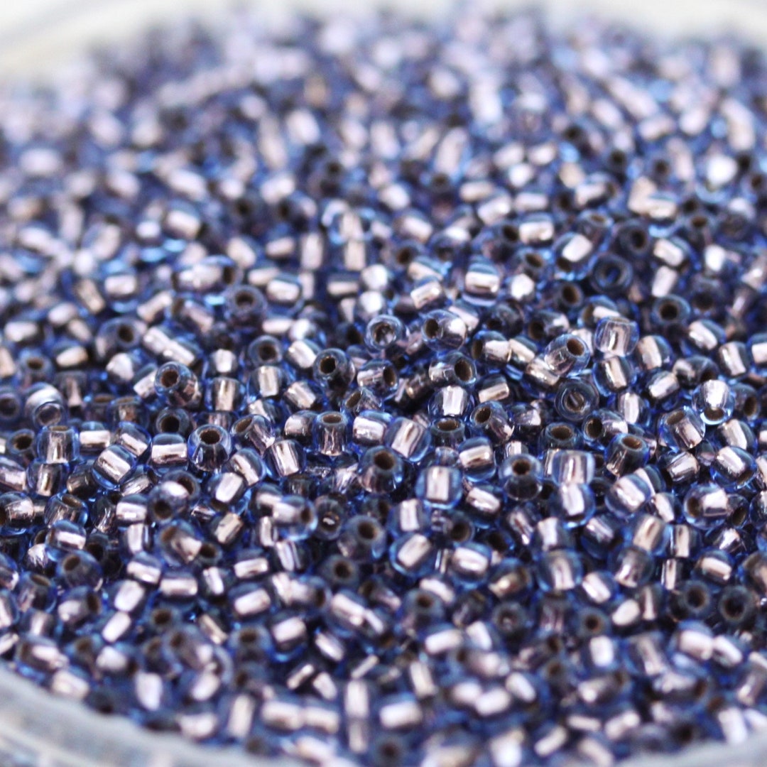 New! 20g 11/0 Sapphire / Copper Lined Toho Seed Beads - 20grams ...