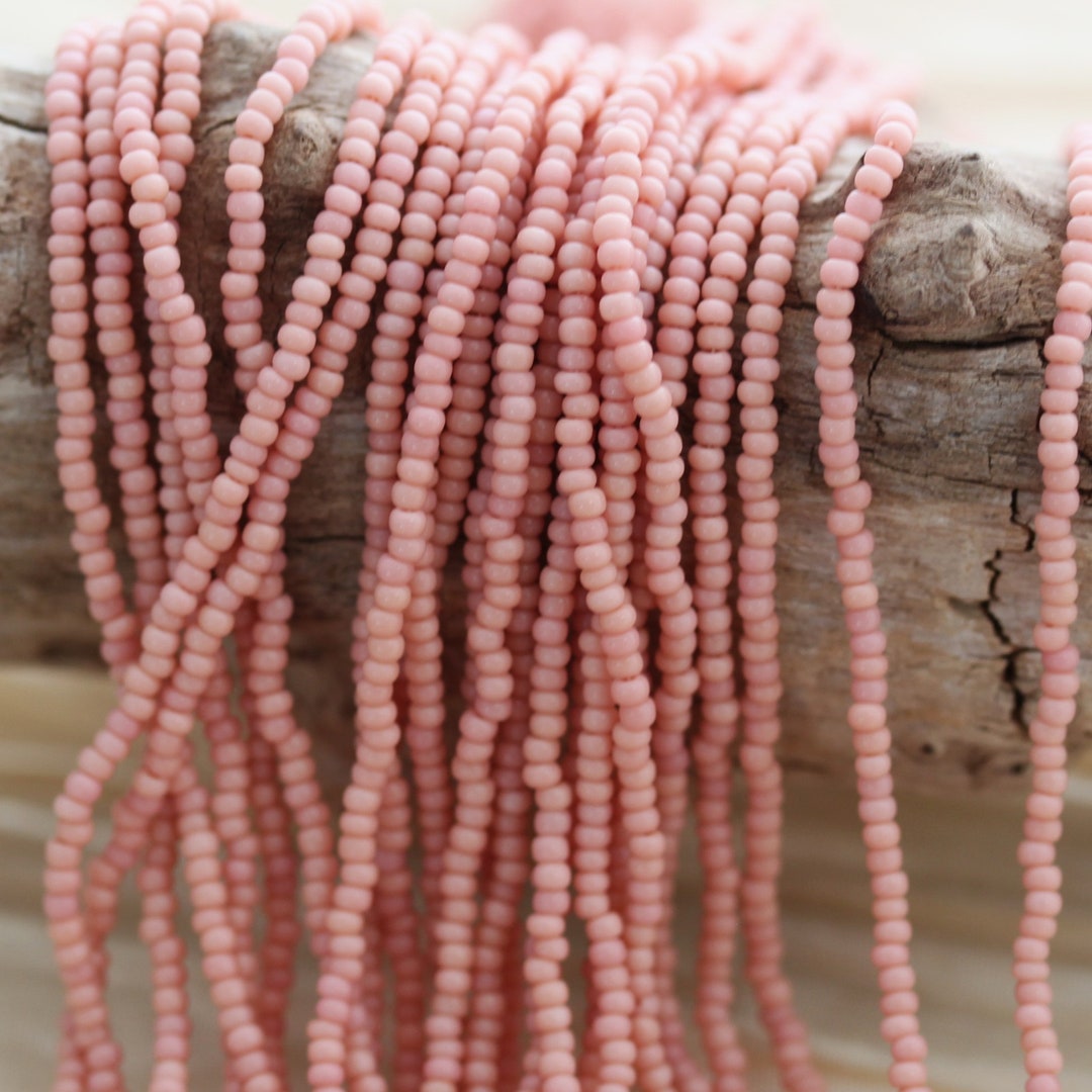RARE 12/0 Vintage Cheyenne Pink Czech Seed Beads 1 Hank - Etsy