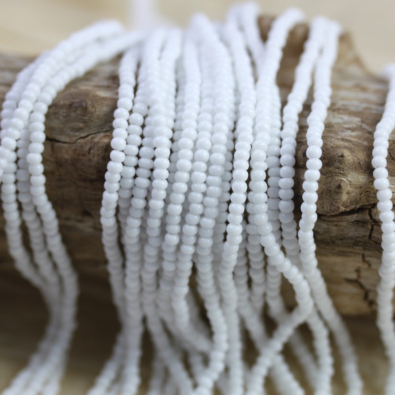 White Beads - Etsy