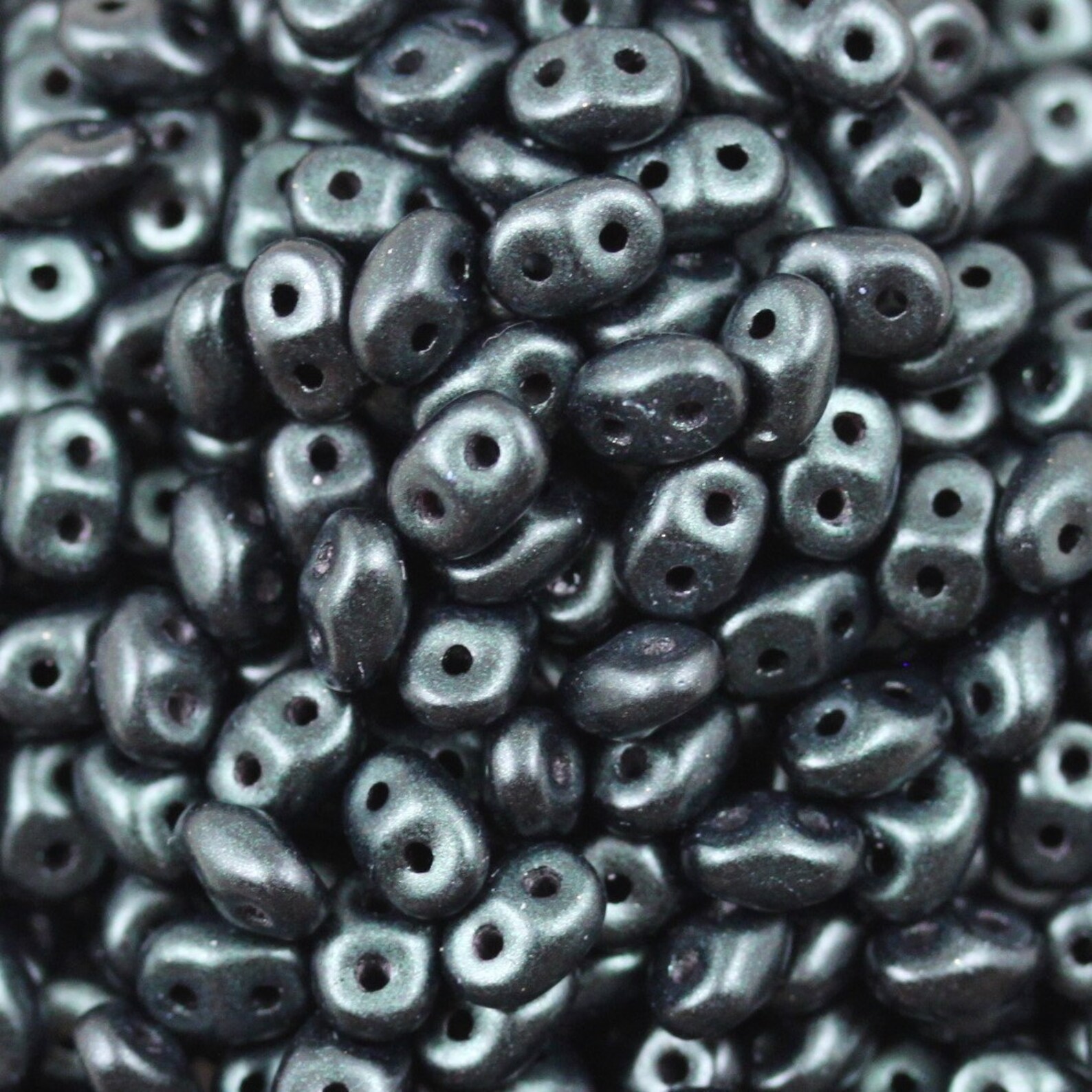 20grams 5x2mm Metallic Suede Dark Forest Green 2-hole - Etsy