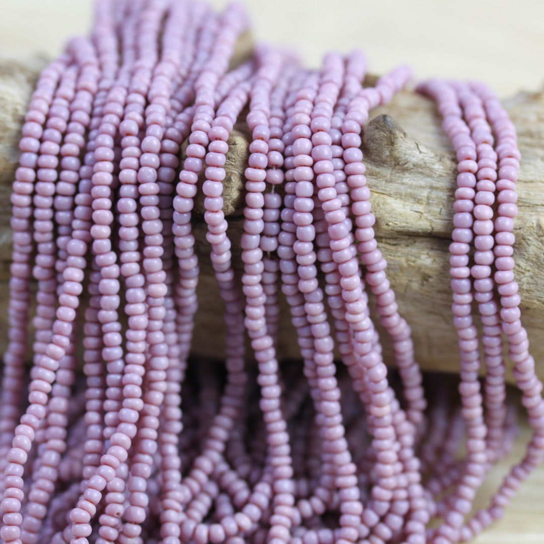 RARE!!! 10/0 Vintage Cheyenne Pink Czech Seed Beads - 1 Hank 12/20 ...