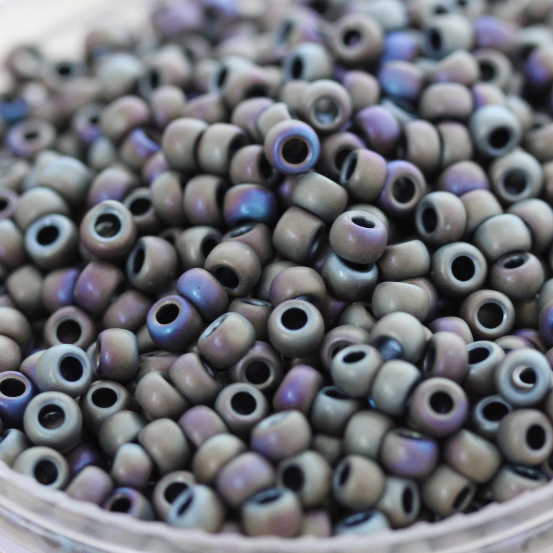 NEW!!! 30g 6/0 Matte Metallic Brown Iris Toho Seed Beads - Spectacular ...