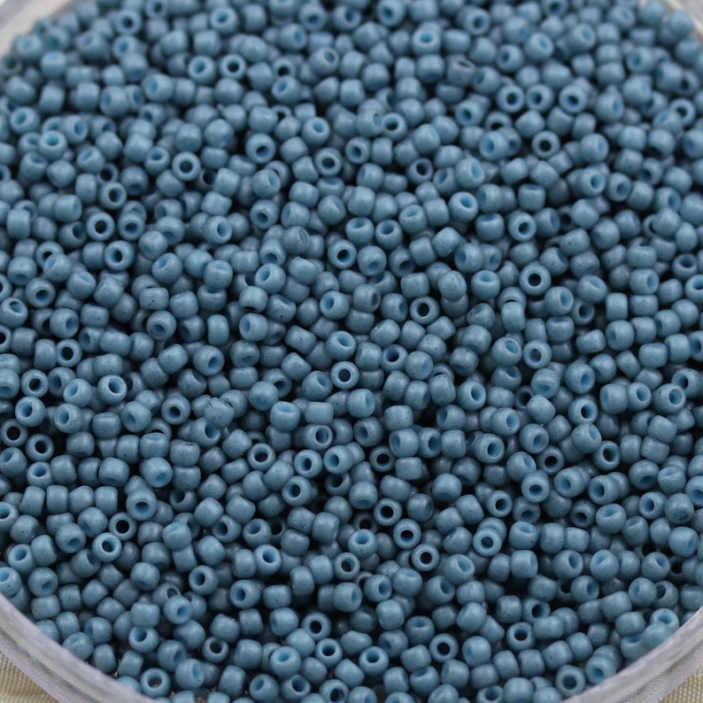 20g 8/0 Semi Glazed Blue Turquoise Toho Seed Beads 20grams | Etsy