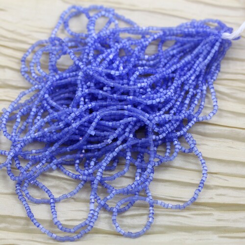 11/0 2cut Satin Light Montana Blue Sol Gel Czech Seed Beads - Etsy