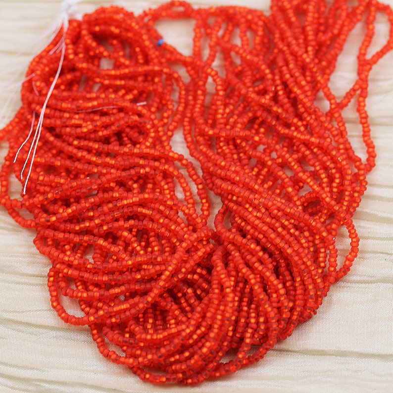 RARE 11/0 Matte Dark Hyacinth / Silver Lined Czech Seed Beads - Etsy