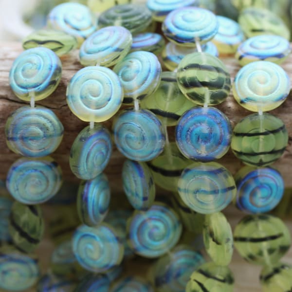 Tortoise Glass Beads - Etsy