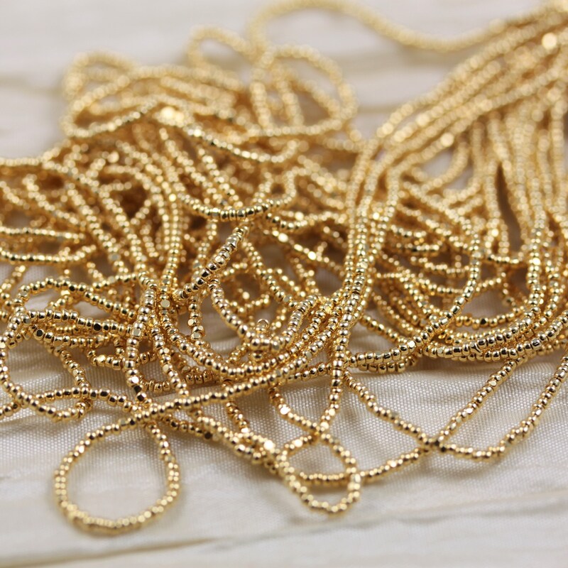 12/0 Gold Seed Beads - Etsy