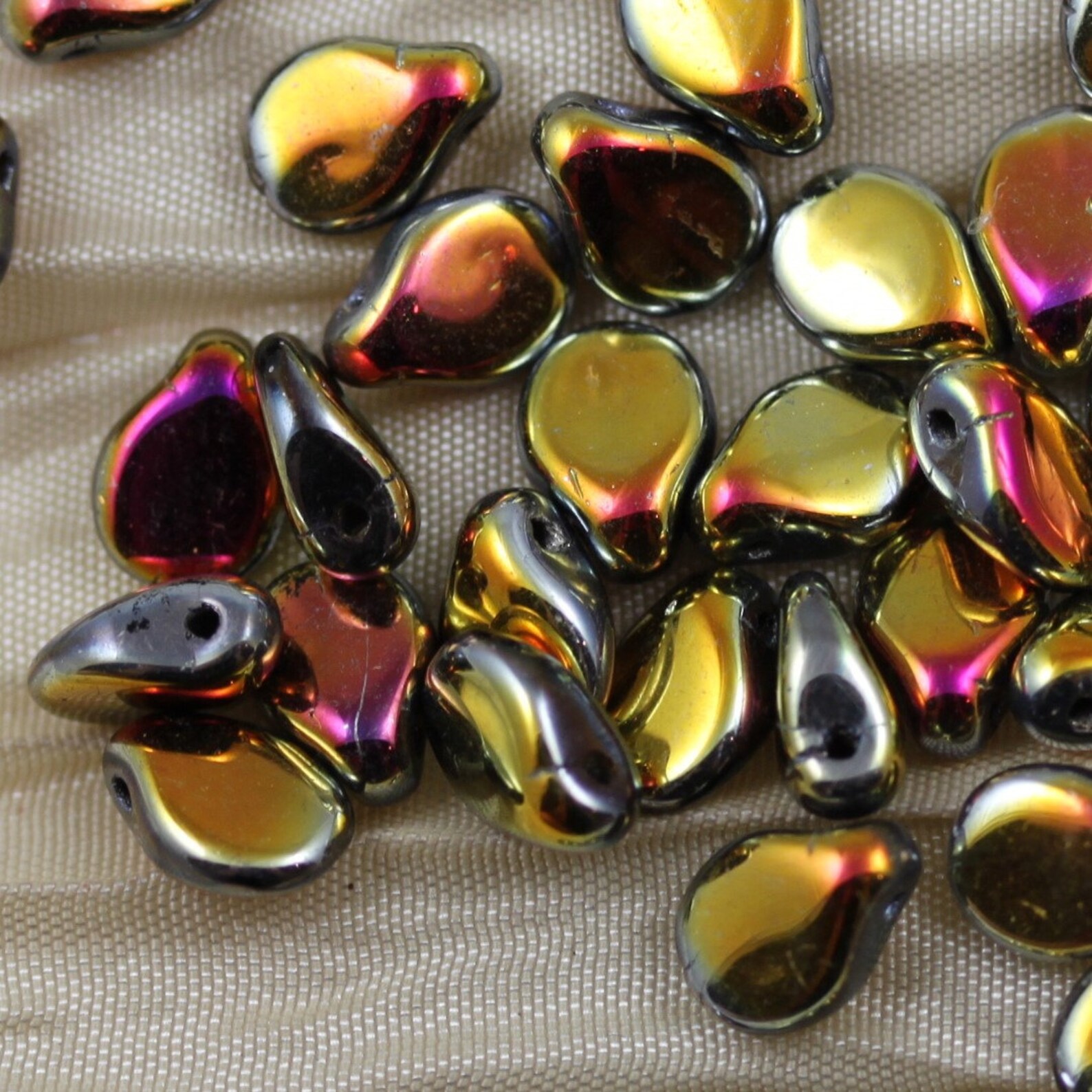 Pip Beads 50pcs 5x7mm Full Marea Pips Czech Glass Beads Flat - Etsy
