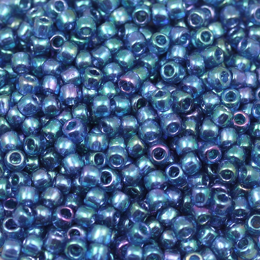 30g 6/0 Gold Lustered Light Tanzanite TOHO Seed Beads - 30grams ...