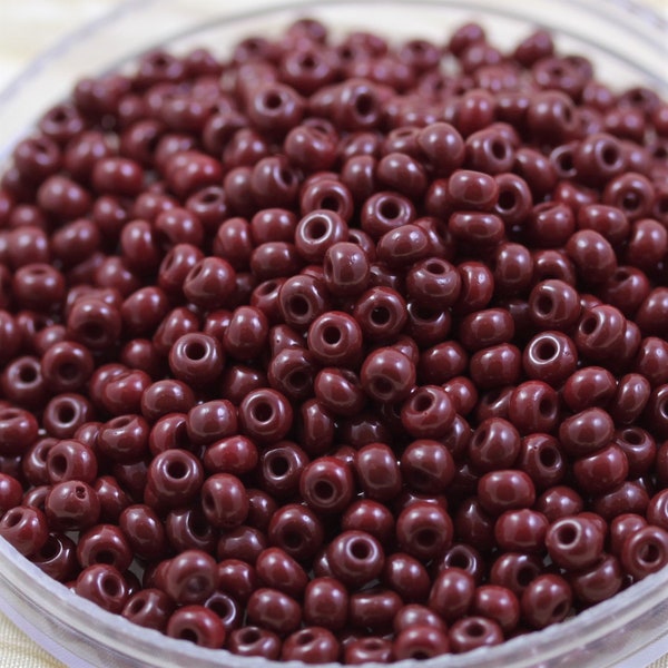 Maroon Beads - Etsy