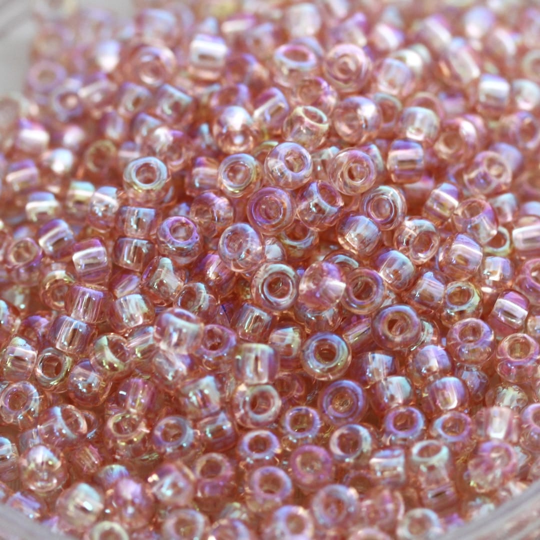 NEW!!! 30g 6/0 Rosaline AB Matsuno Seed Beads - 30grams - Spectacular ...