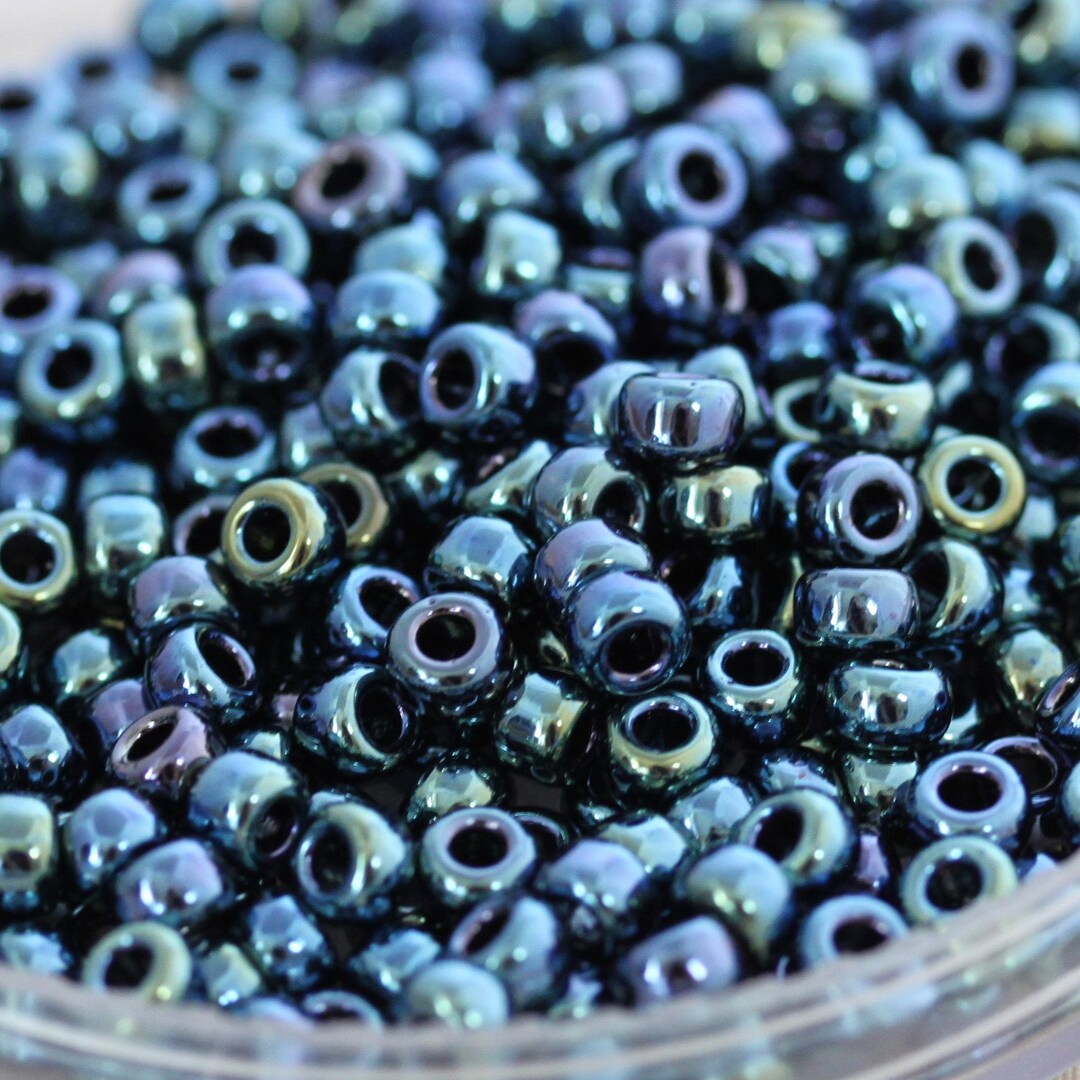 NOUVEAU !!! 30 g 6/0 Perles de rocailles Miyuki métallisées iris bronze ...