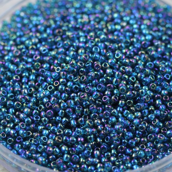 Blue Seed Beads - Etsy