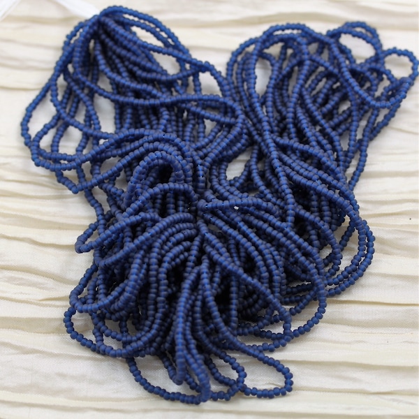 Blue Seed Beads - Etsy