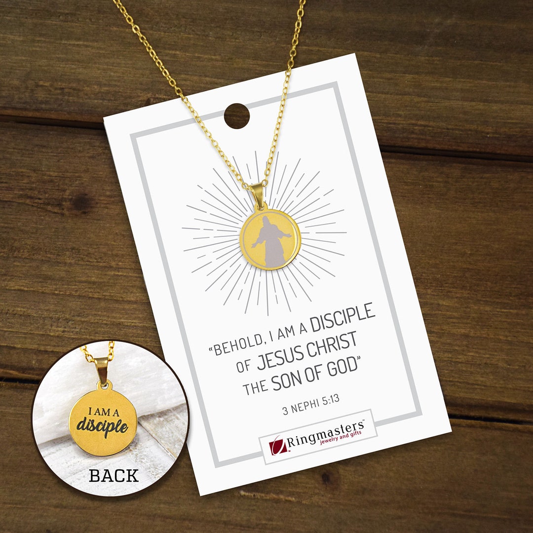 I Am a Disciple of Jesus Christ 2024 Youth Theme Disciple Necklace for ...