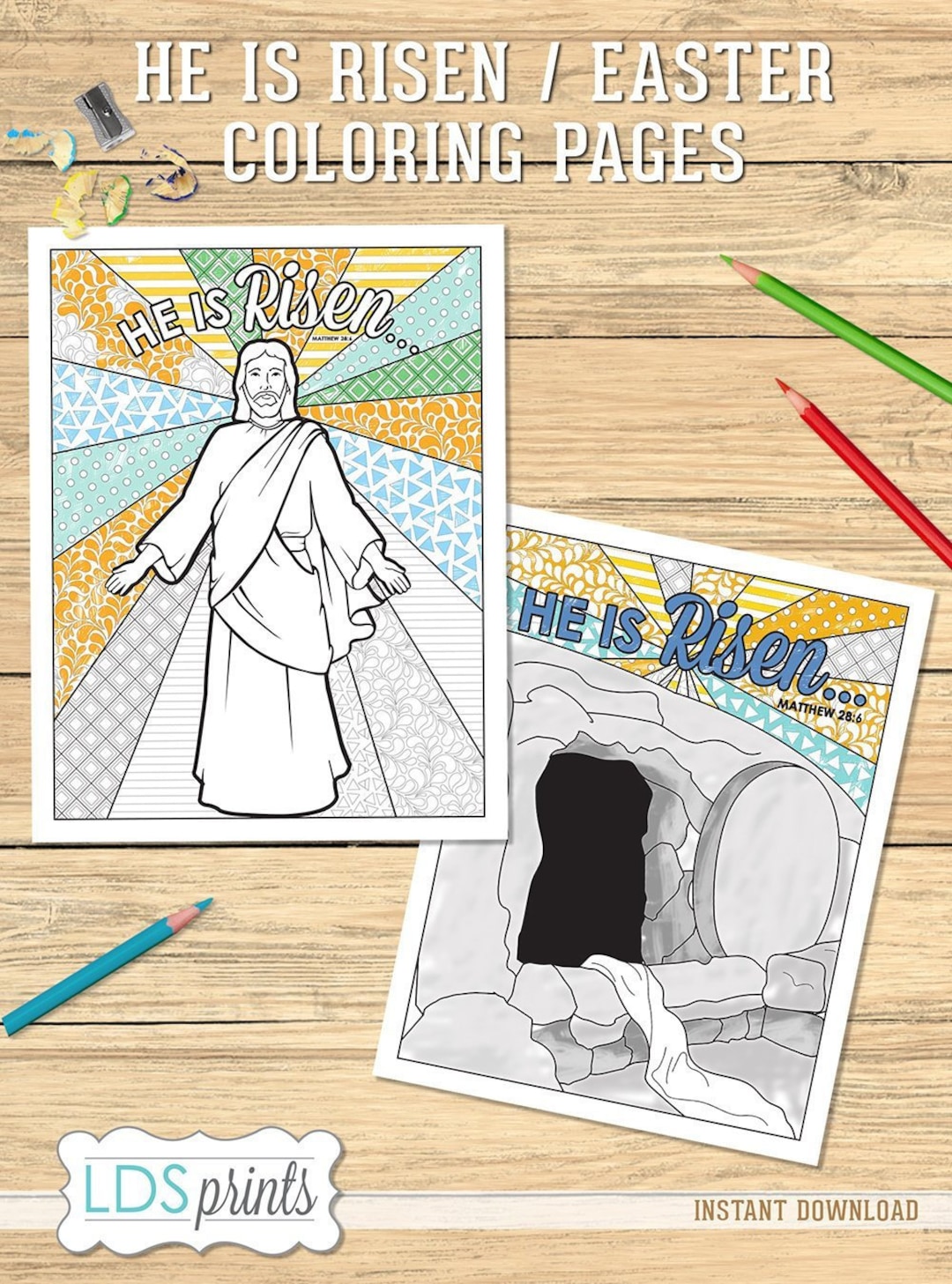 Lds Easter Coloring Pages