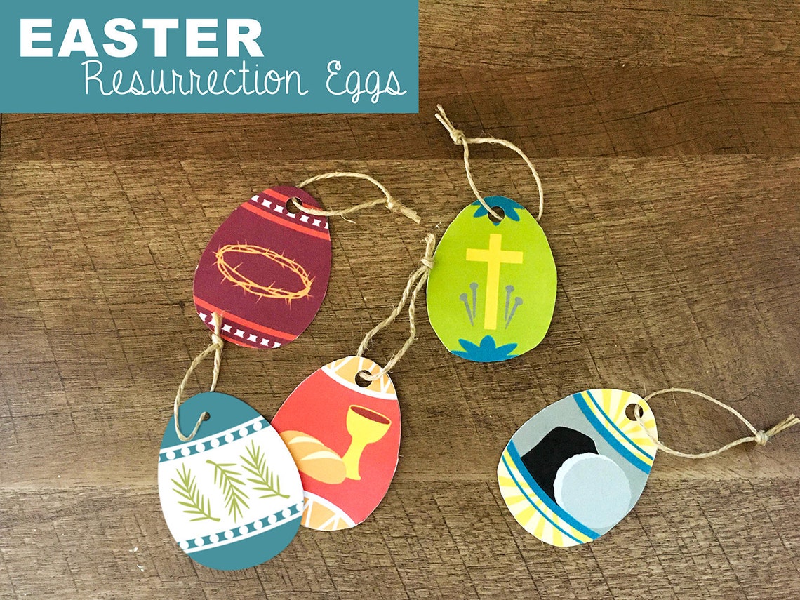 Easter Egg Resurrection Egg Scripture Countdown Instant Download Holy ...