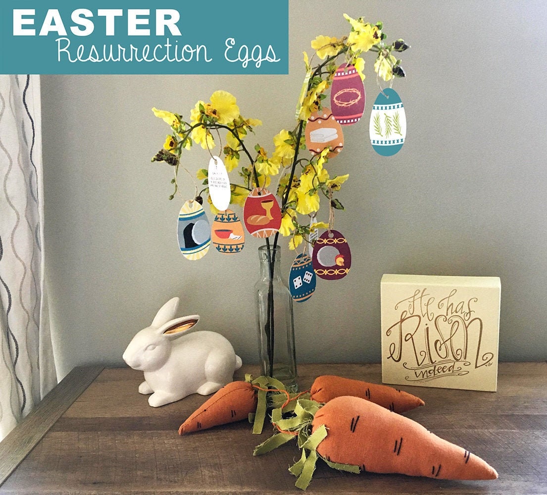 Easter Egg Resurrection Egg Scripture Countdown Instant Download Holy ...