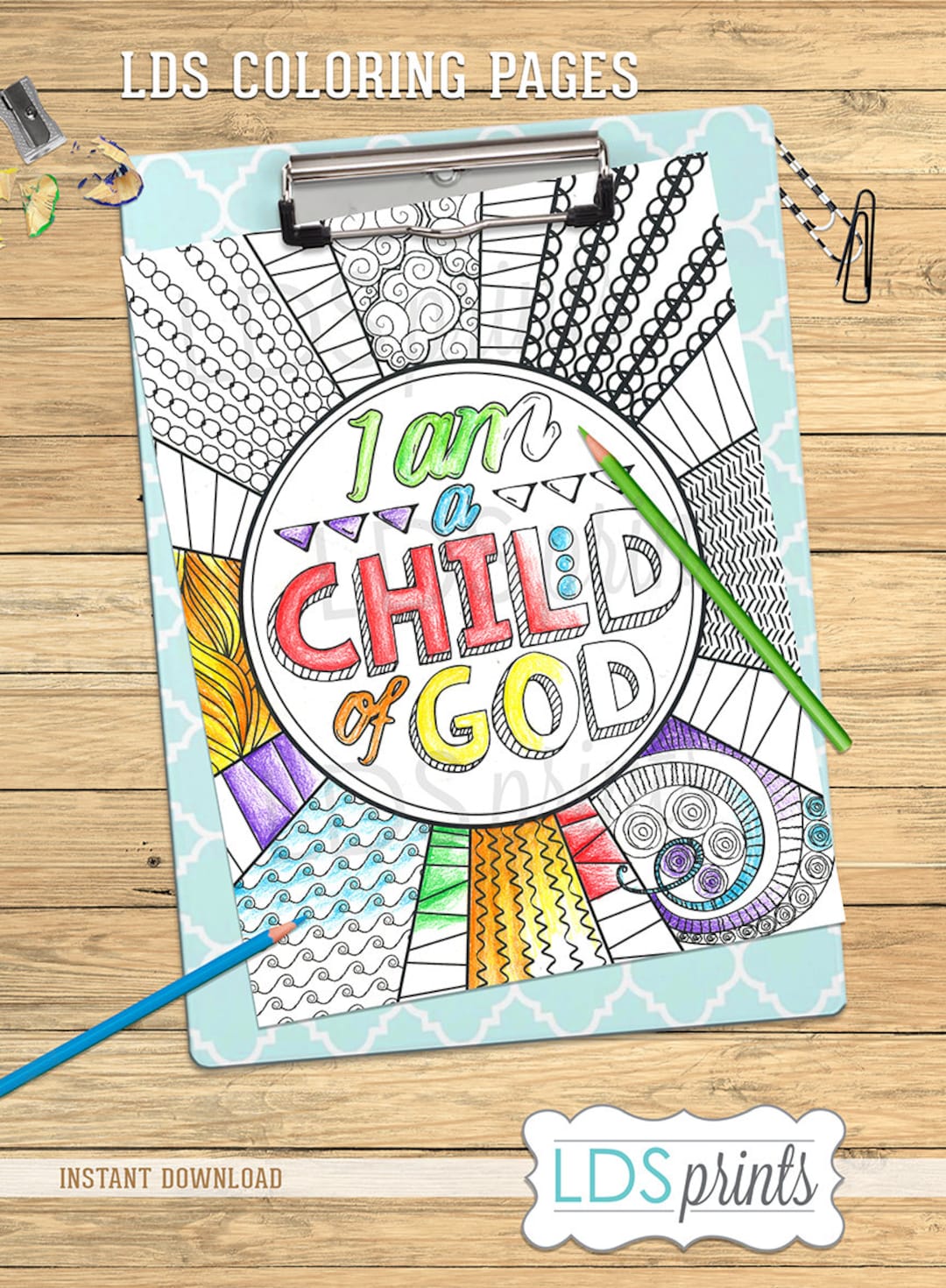 Im A Child Of God Coloring Pages