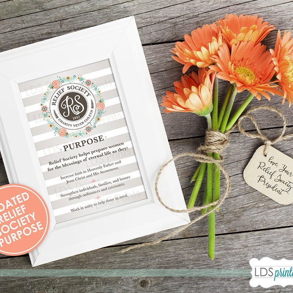 Relief Society Print - Etsy