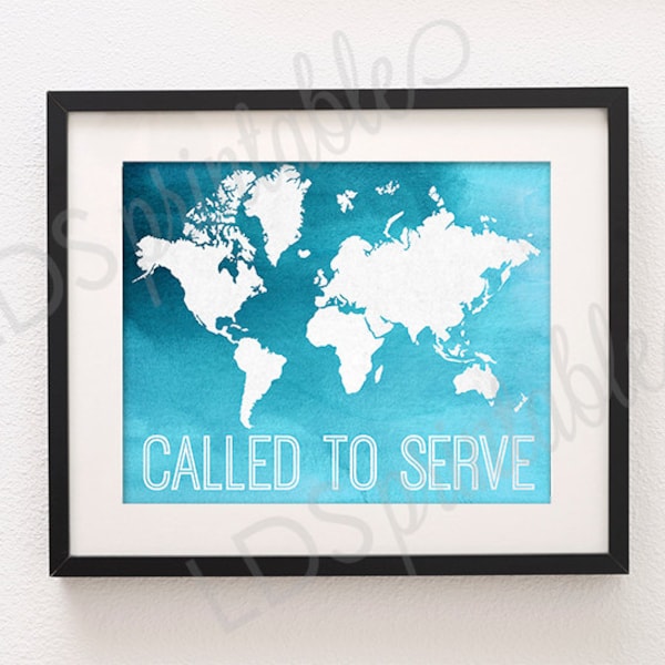 Called to Serve Printable Sign - Etsy