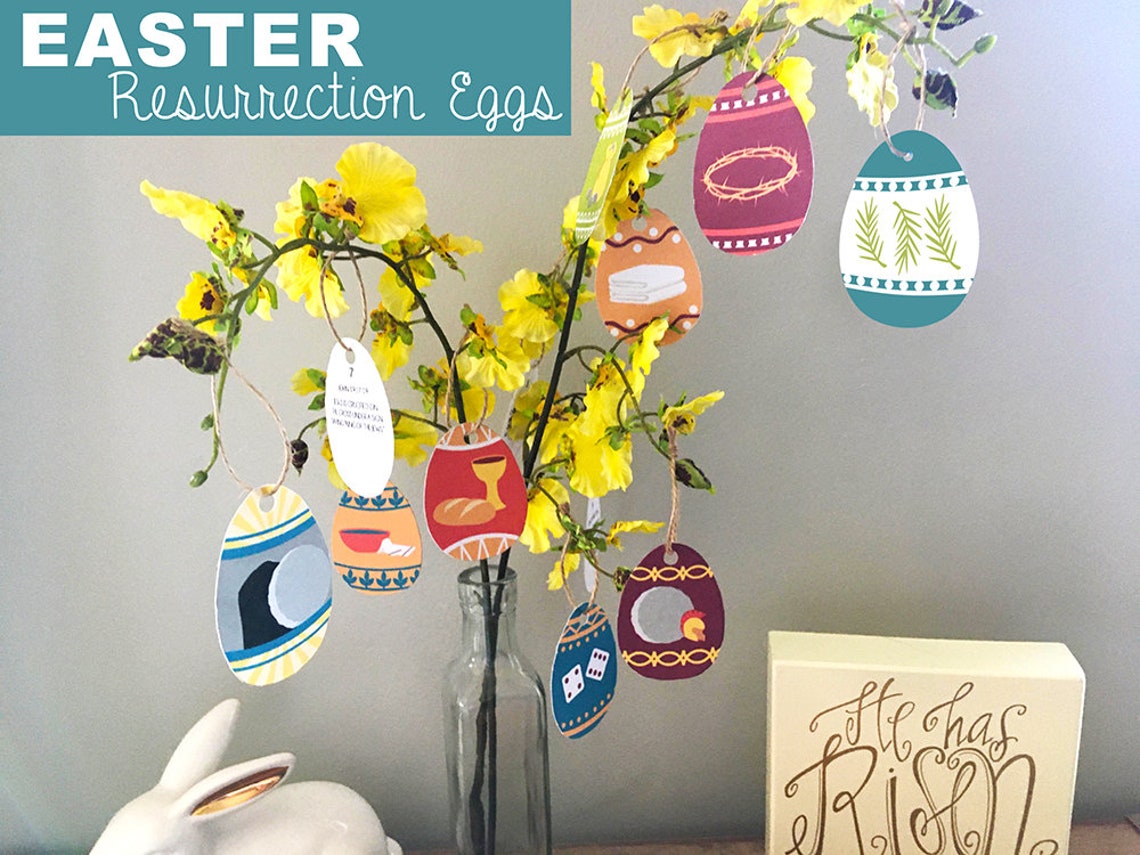 Easter Egg Resurrection Egg Scripture Countdown Instant Download Holy ...