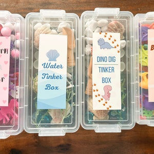 Mini Tinker Boxes STEM Toys Open Ended Play for Boys and Girls - Etsy