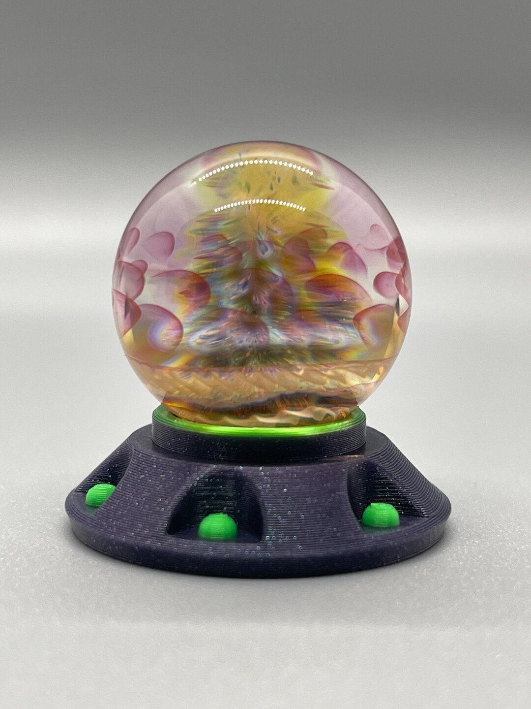 UFO Style Glass Marble Stand - Etsy