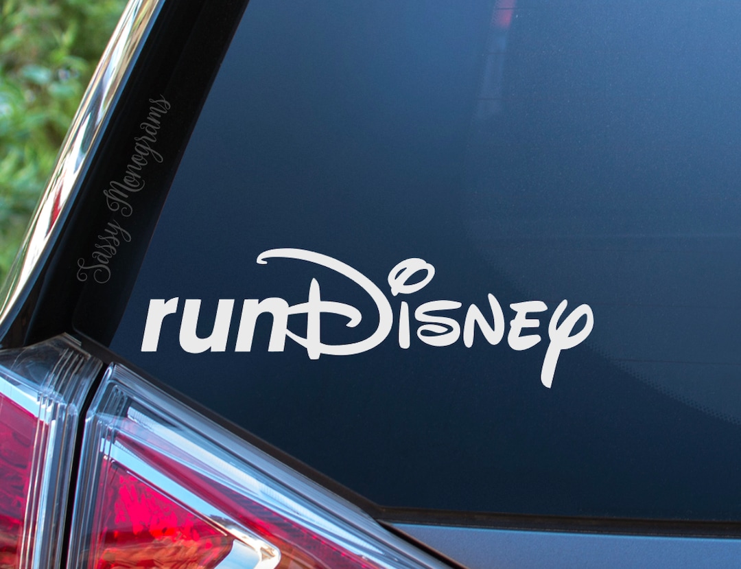 Run Disney Vinyl Decal | Rundisney | Marathon | Runner | Car Decal ...