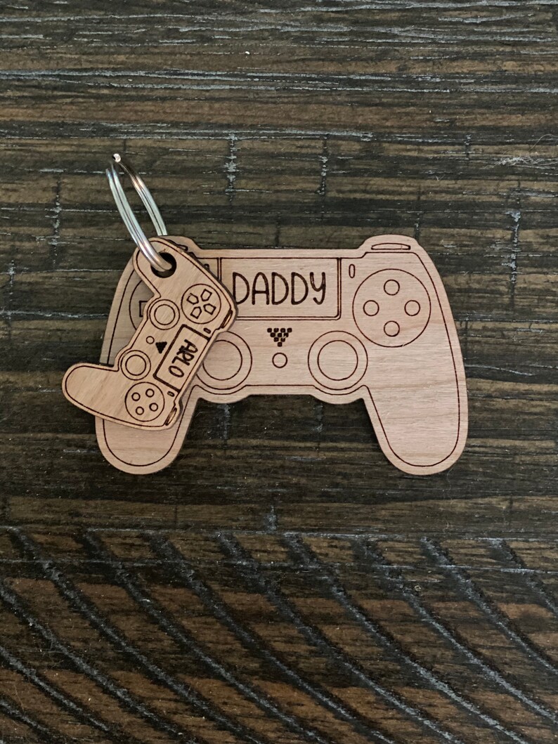 Personalized Video Game Controller Keychain or Ornament - Etsy