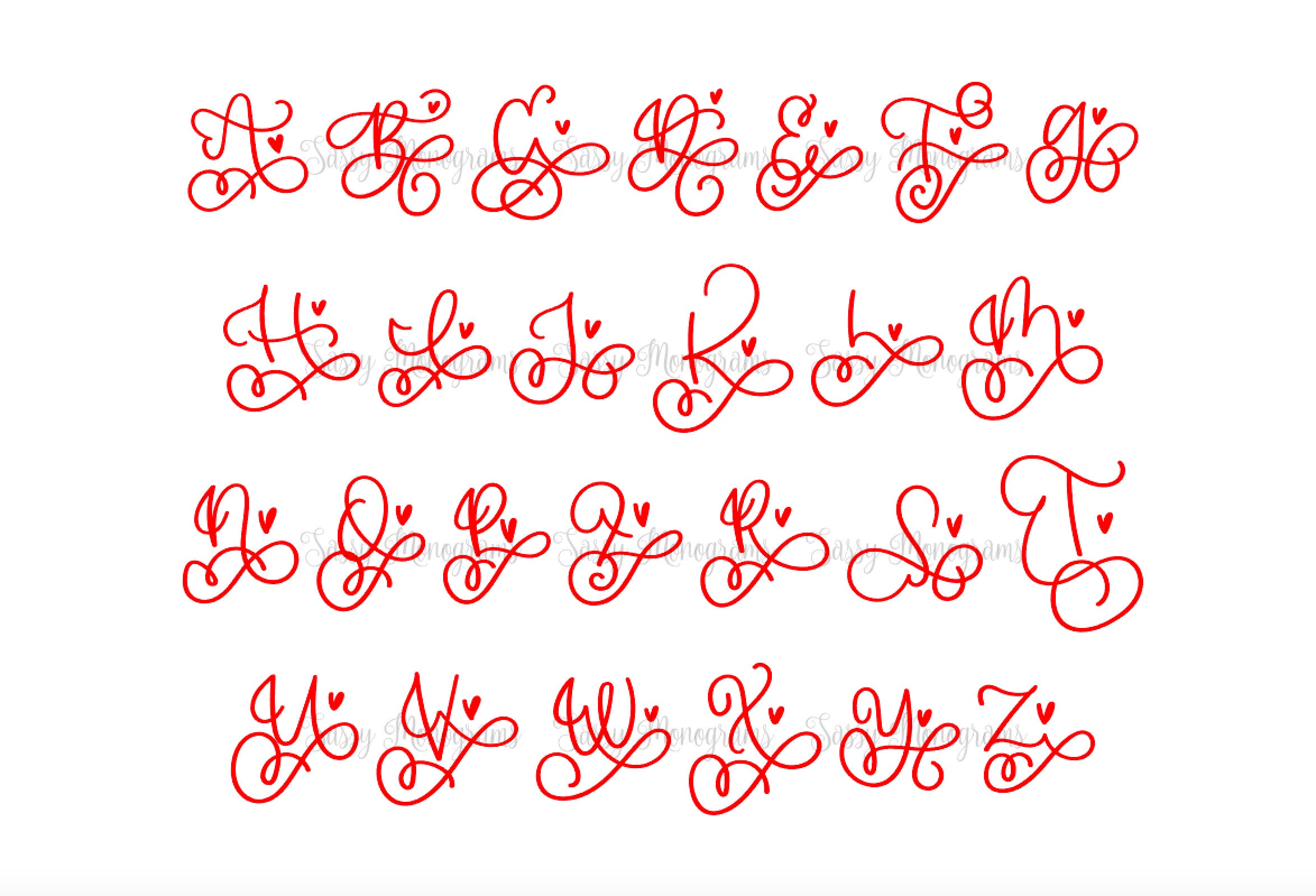 Initial Heart Sticker Single Letter Decal Heart Initial | Etsy