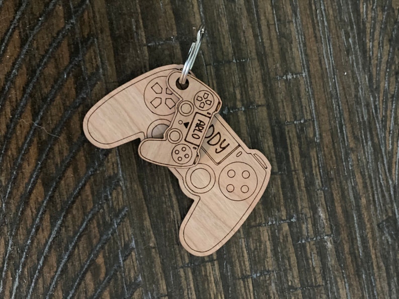 Personalized Video Game Controller Keychain or Ornament - Etsy