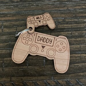 Personalized Video Game Controller Keychain or Ornament | Daddy Dad ...