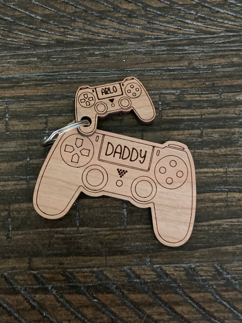 Personalized Video Game Controller Keychain or Ornament - Etsy