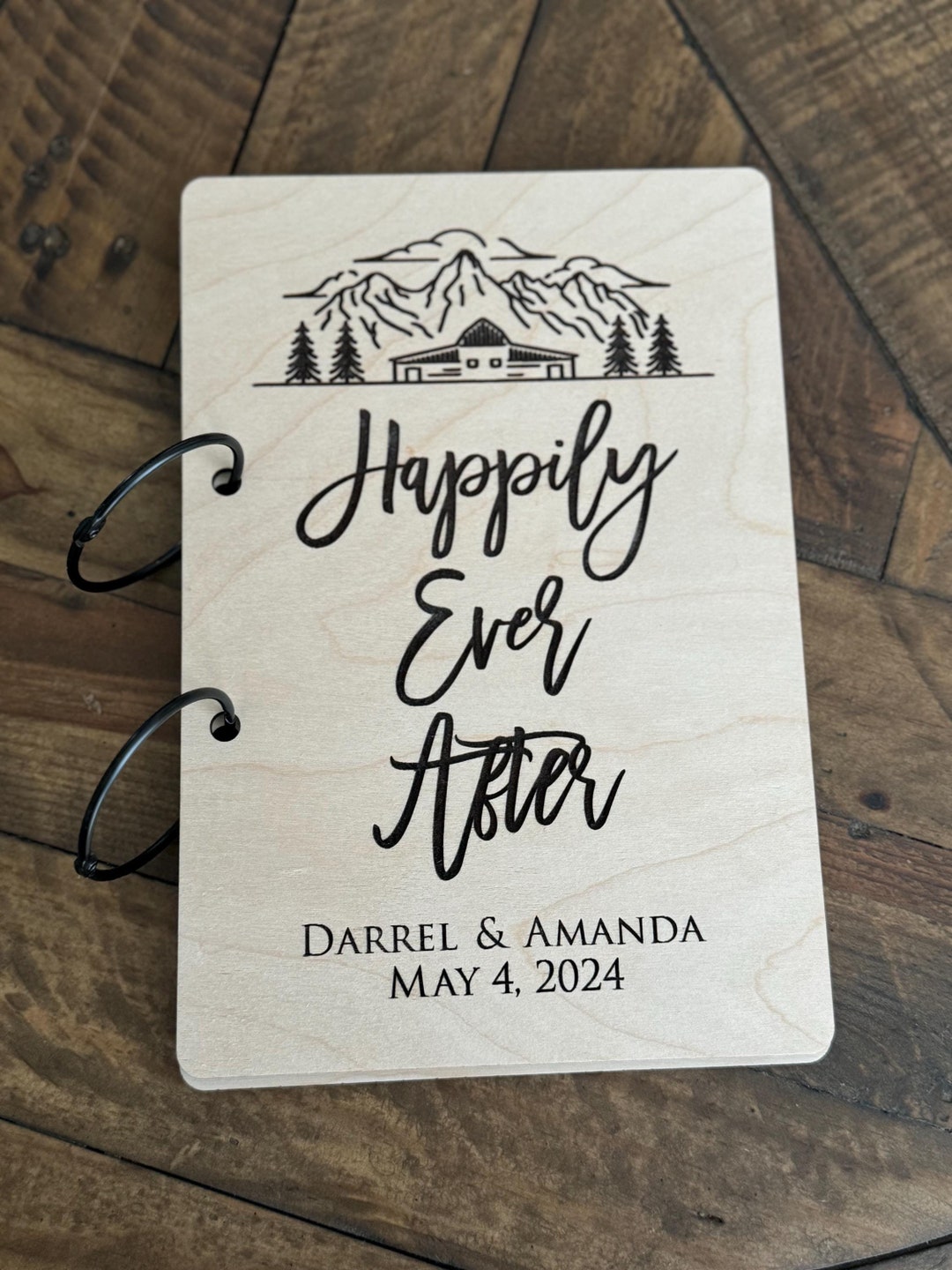 Personalized Card Keeper | Barn Mountain Wedding | Wooden Card Keeper ...
