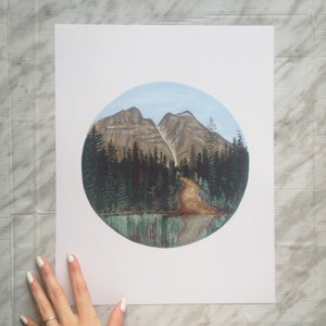 Forest Print, Hiking Print, Nature Trail, Mountain Art, Nature Print ...