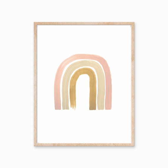 Neutral Rainbow DIGITAL DOWNLOAD Neutral Rainbow Printable - Etsy