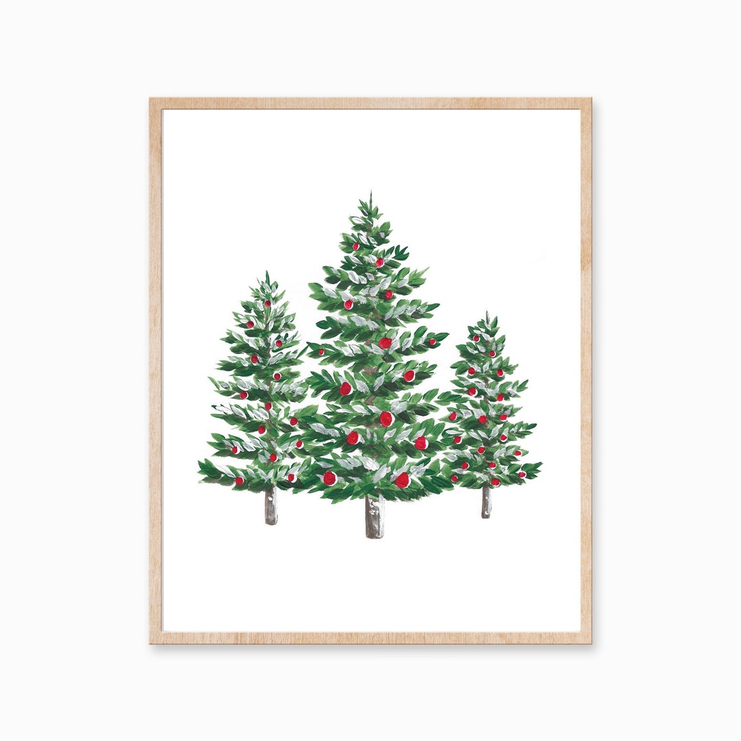 Christmas Tree DIGITAL DOWNLOAD, Holiday Tree Instant Download ...