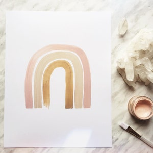Neutral Rainbow DIGITAL DOWNLOAD, Neutral Rainbow Printable, Boho ...