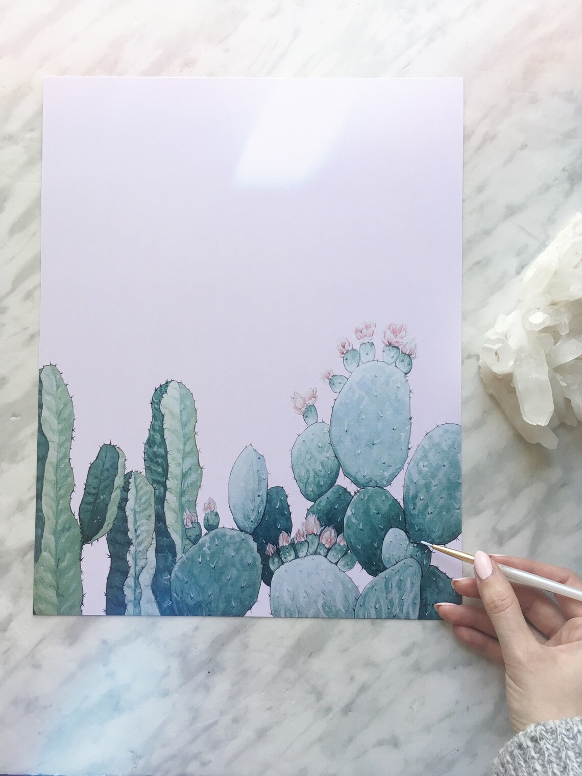 Cactus Print Plant Print Cactus Art Desert Art Cactus - Etsy