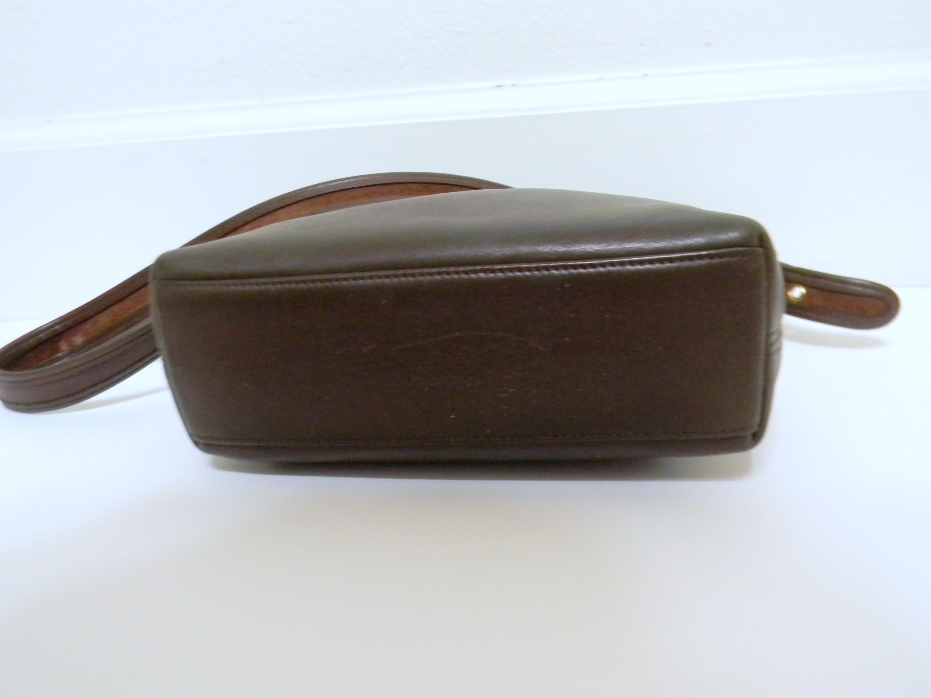 Vintage COACH Legacy 9136 Dark Brown Glove Tanned Cowhide Crossbody ...