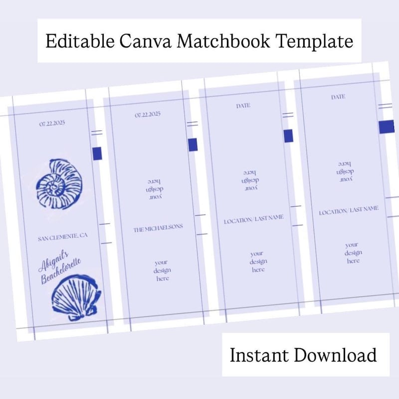 Matchbox Canva Template - Etsy