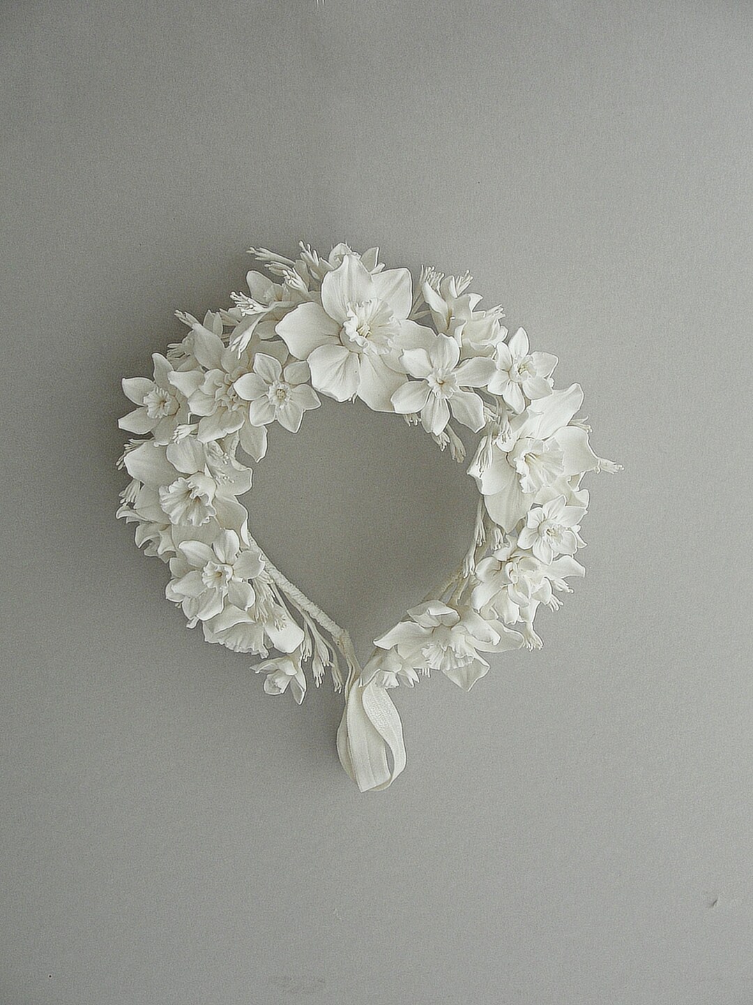 White Spring Flowers Hair Tiara White Bridal Hair Crown - Etsy