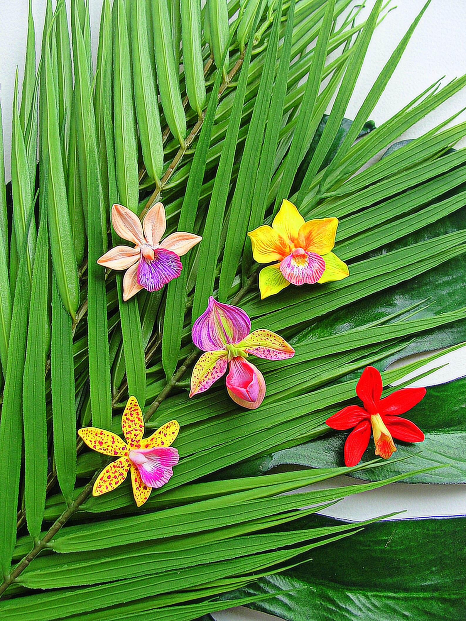 Orchid Flower Brooch Pin, Orchid Wedding Accessories, Orchid Accessory ...