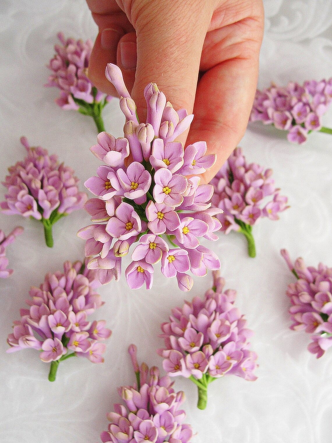 Floral Brooch Lilac Brooch Flower, Lilac Flower, Women Gift, Wedding ...