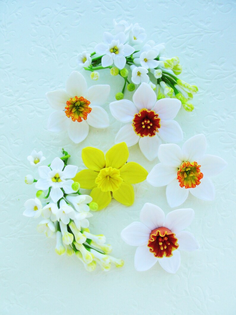 Daffodil Brooch Flower Jewellery Yellow Flowers Brooch - Etsy