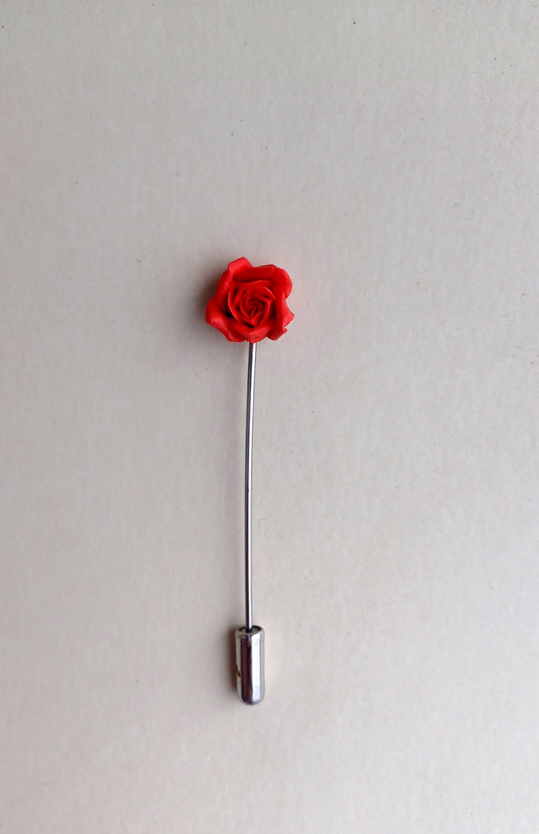 Red Rose Pin, Red Rose Brooch, Small Red Rose 1 Cm. Brooch - Etsy