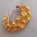 Gold Flowers Bridal Hair Crown, Golden Wedding Hair Crown, Bridal Gold ...