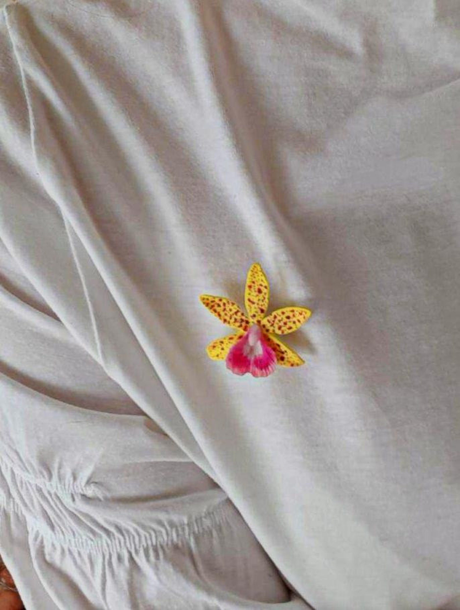 Orchid Flower Brooch Pin 5 Pieces Orchid Wedding Accessories | Etsy