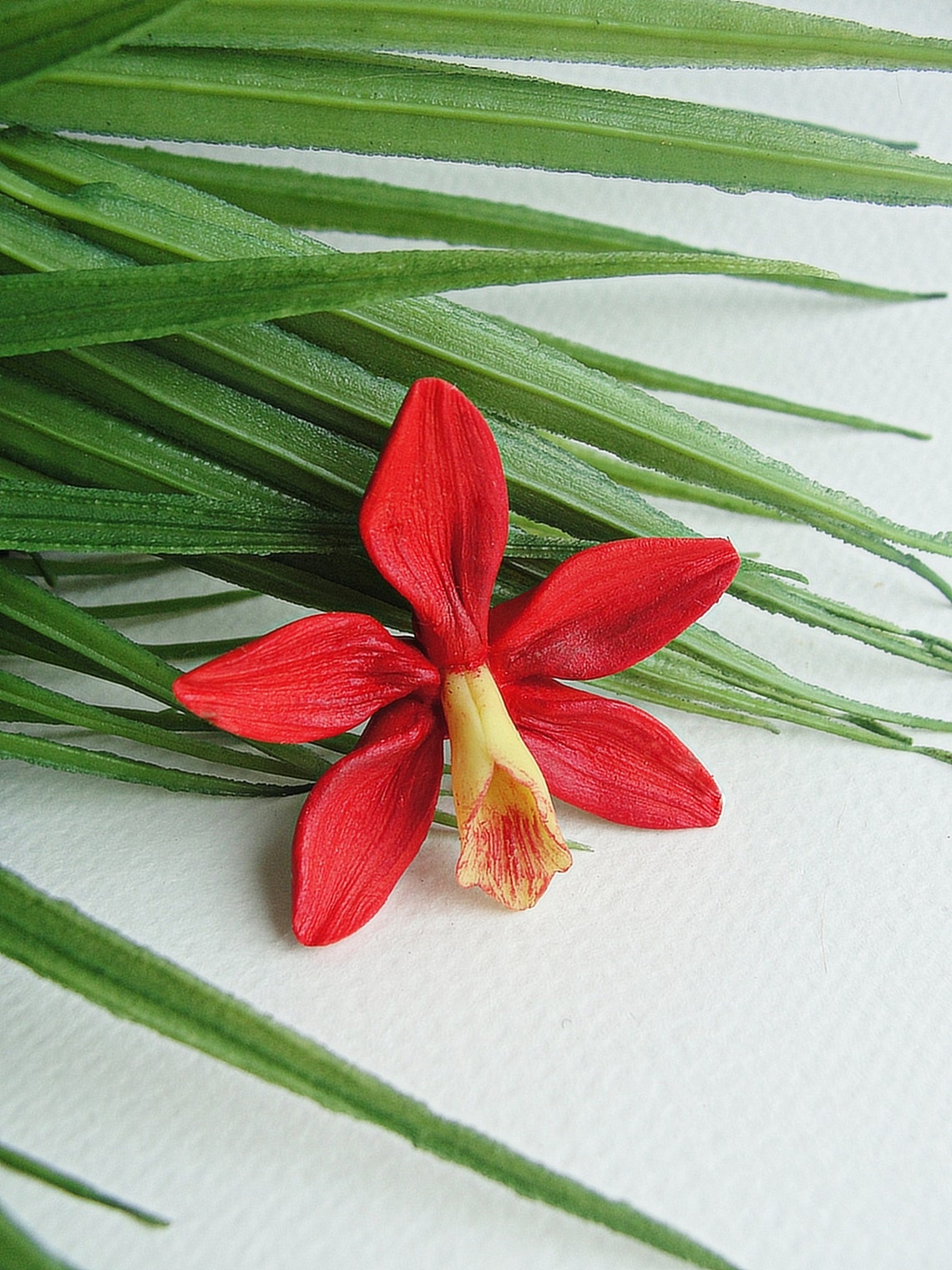 Orchid Flower Brooch Pin 5 Pieces Orchid Wedding Accessories | Etsy